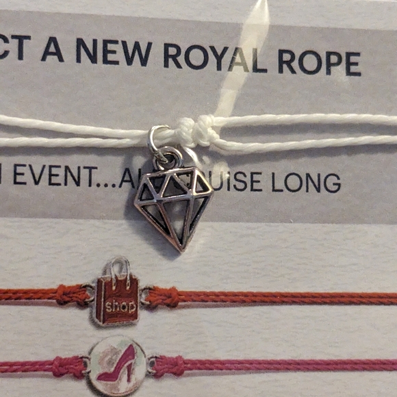 Effy | Jewelry | Effy Royal Rope Bracelet Diamond Shape Charm Nwt ...